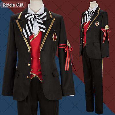 Men Game Twisted Wonderland Cosplay Costume Men School Uniforms Riddle ...