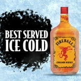 Fireball Cinnamon Whiskey, 1.75L Glass Bottle, 33% Alcohol - Walmart.com