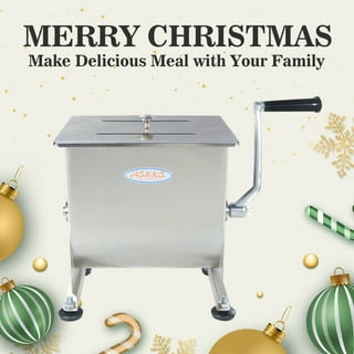 HAKKA 20 Pound Capacity Tank Stainless Steel Manual Meat Mixer (Mixing ...