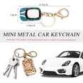 Car Key Chain, Rhinestone Detail 3D Cute Car Model Keychain, Mini ...