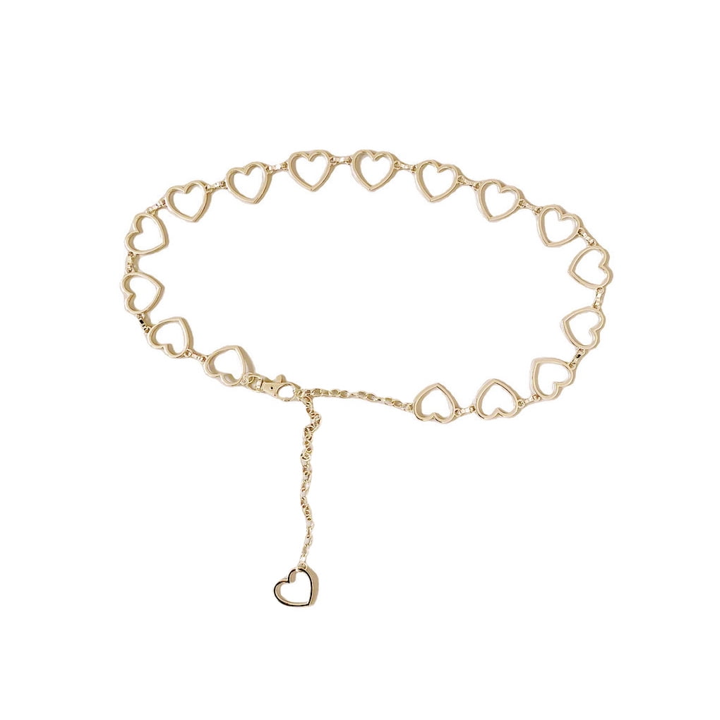 Worallymy Hollow Design Waist Chain Women Belly Chain Girl Waist Alloy ...