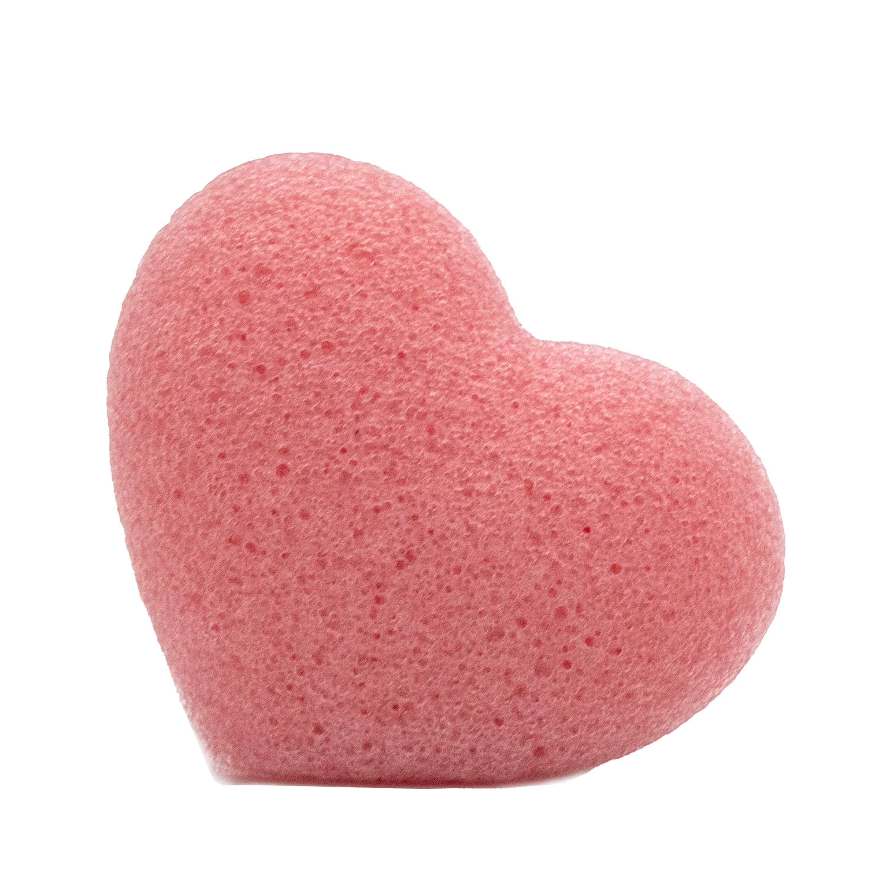 Premium Sponge, Heart shaped Konjac Sponge - Pink | MinxNY - Walmart.com