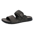 Beach Shoes for Men Open Toe Buckle Strap Slip on Slides Sandals Comfy ...