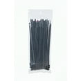 Hyper Tough 8 inch Black Nylon Cable Ties 75 LBF Resistance 100 Pieces ...