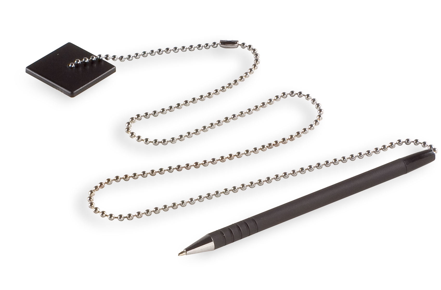 Set of 50, Counter Security Pens with Adhesive Base and 26 inch Steel ...