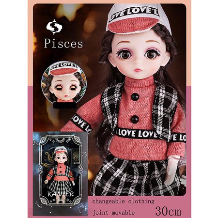 12 Zodiac Dolls Girls Simulation Princess Large Doll Toy Gift Box ...