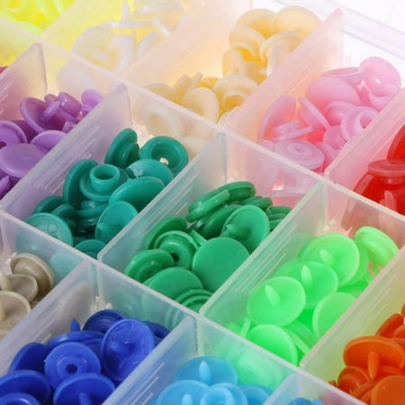 24 Colors Snap Button Fastener DIY snap button set Plier Set Clothes ...