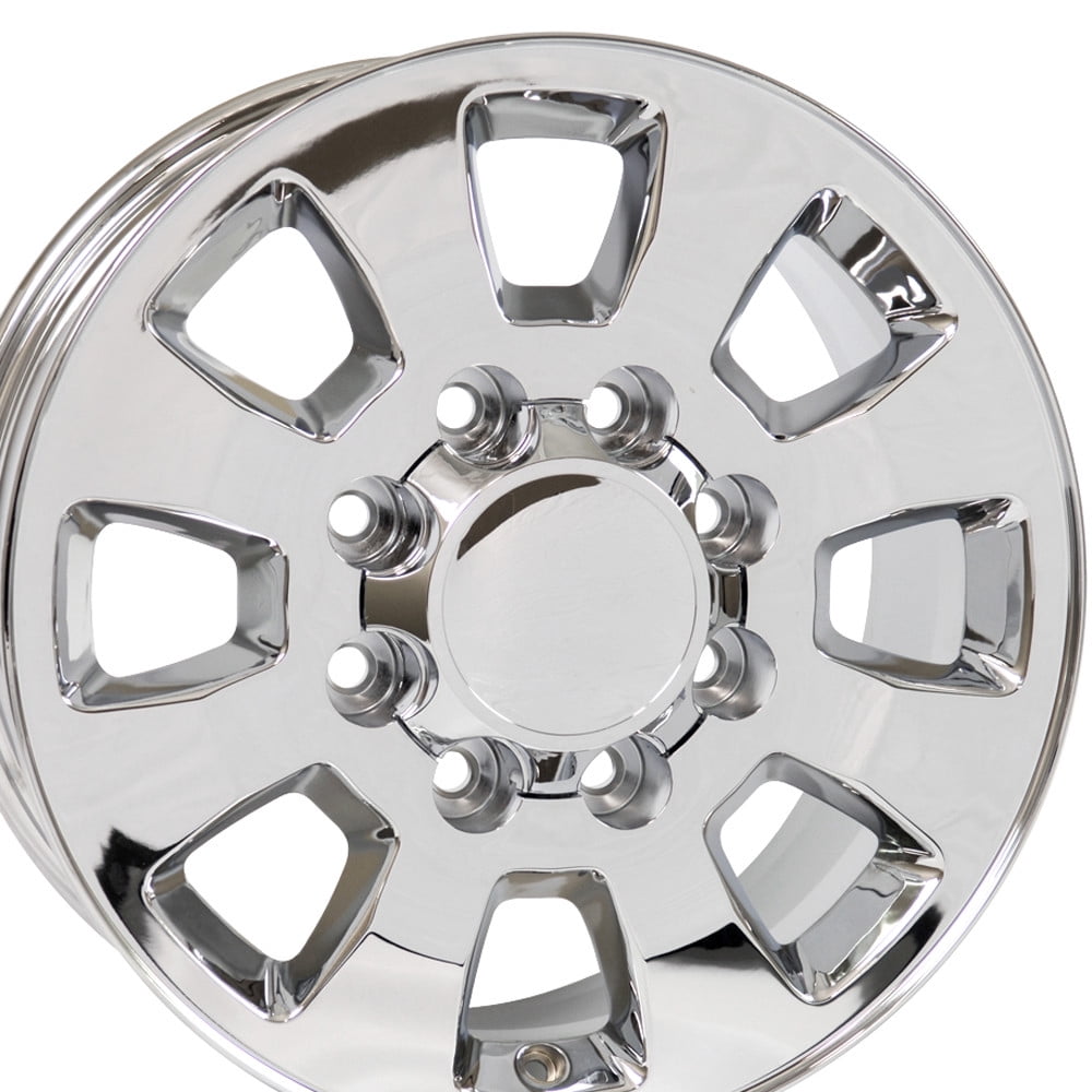 18 inch Rim fits 2011-2018 GMC Sierra 2500/3500 8x180 Chrome 18x8 Wheel ...