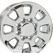 22 inch Chrome 5822 Wheels & Bridgestone Tires fit GM Trucks - GMC ...