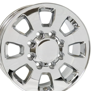 22 inch Chrome 5822 Wheels & Bridgestone Tires fit GM Trucks - GMC ...