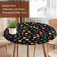 Carnival Round Tablecloth 55-60 Inch Round Fitted Table Cloth with ...