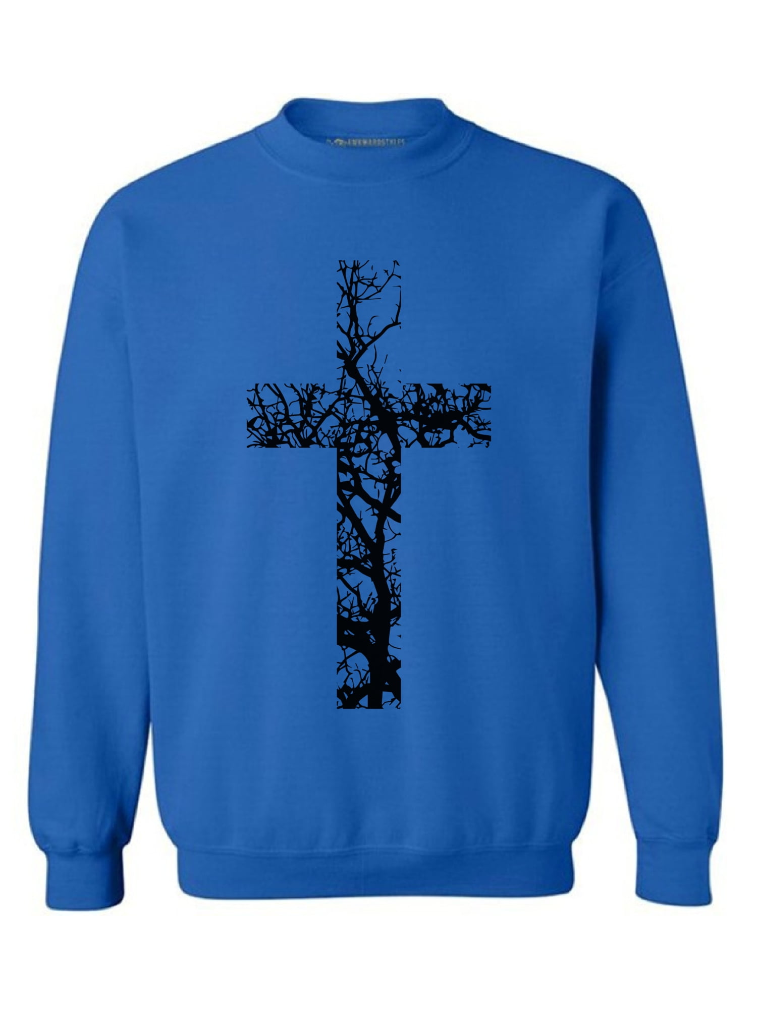Awkward Styles Black Cross Unisex Crewnecks Christian Crewnecks For Her