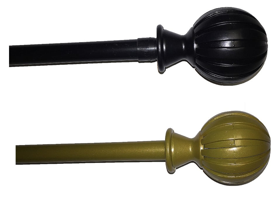 YouLoveIt Curtain Rod, Curtain Rods for Windows Decorative Window ...