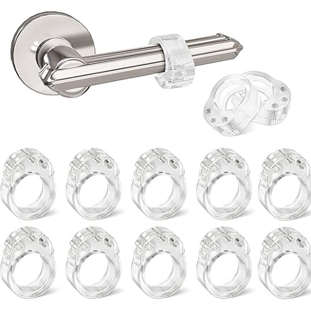 12 Pieces Silicone Door Anti-Handle Protection Door Handle Wall and ...