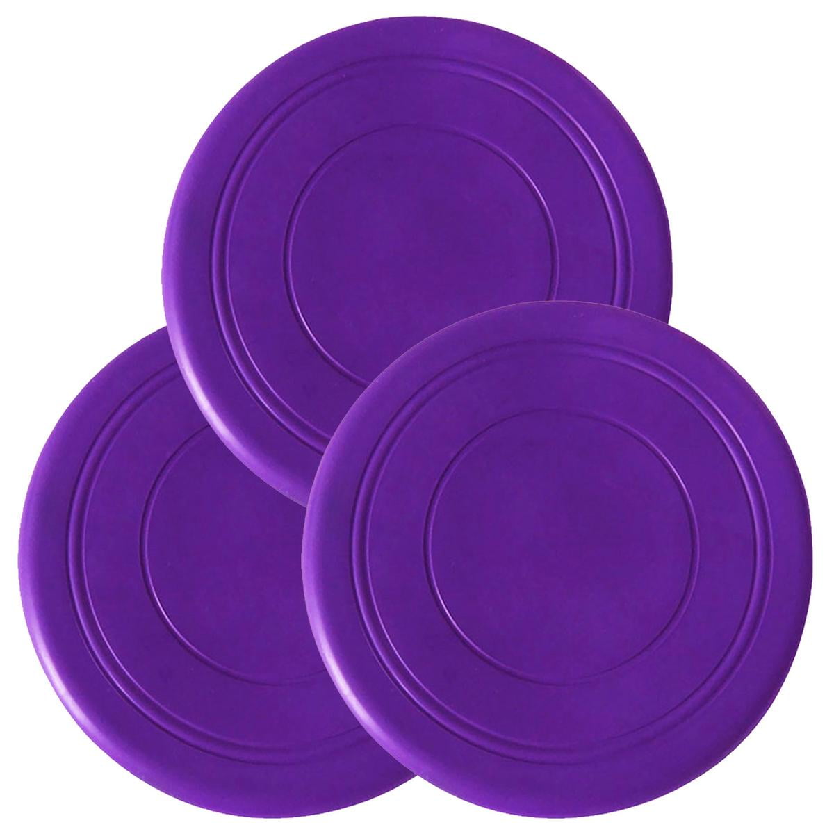 Frisbee de largo alcance VentDepot FlyBixPurple 3 Piezas 18 cm morado ...