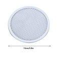 Qonioi Aluminum Pizza Pan, Thickened Mesh Pizza Circle for Crispy Crust ...