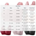 Bxsruta Front Closure Bra for Women Wirefree Full Coverage Bra with ...