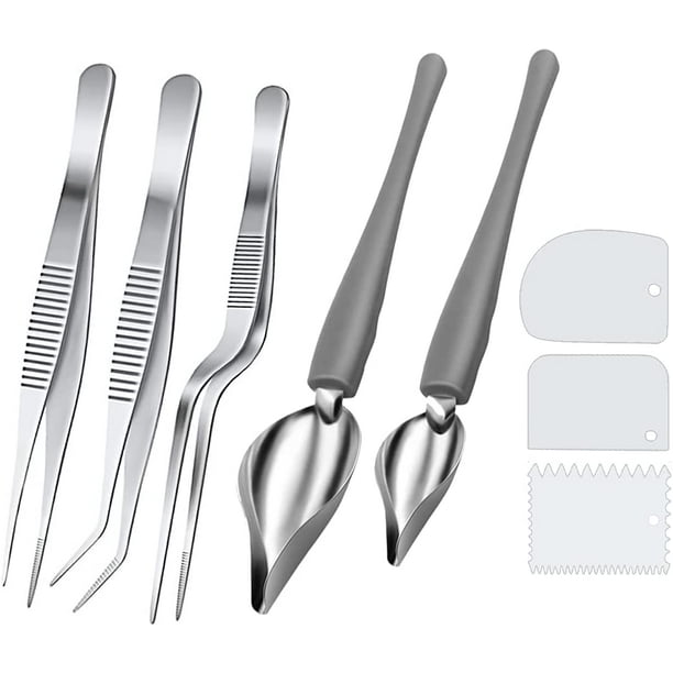 SHAR 8 pcs Chef Art Pencil Stainless Steel, Culinary Drawing Tool Set ...