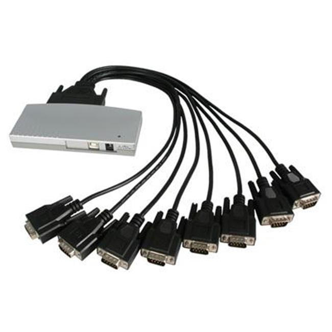 StarTech.com ICUSB2328 USB to Serial Adapter Hub - 8 Port - DB9 (9-pin ...