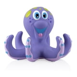 Nuby Purple Octopus Hoopla Bath Toy with Tossing Rings for Baby, Floats ...