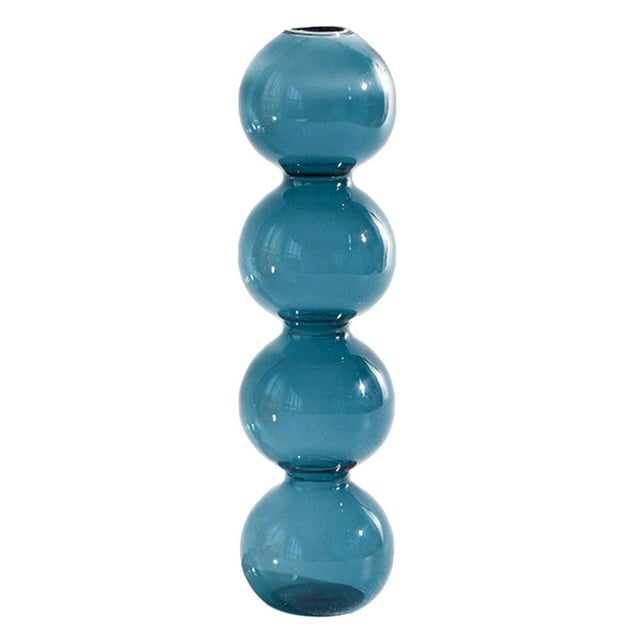 Glass Vase Bubble Vases Pink Pebbles Ins Style Suitable For Weddings ...