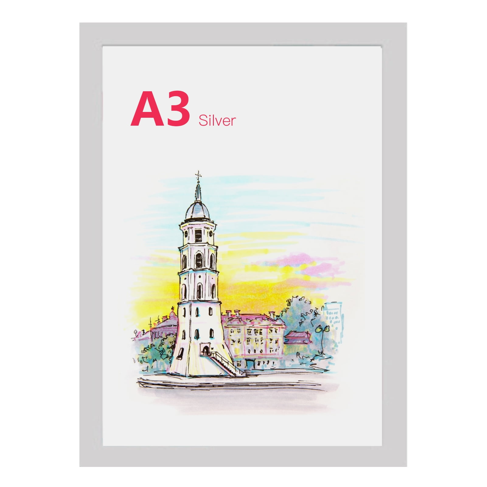 Click here for Graflsoa Magnetic Pvc Wall-Mounted Display Frame F... prices