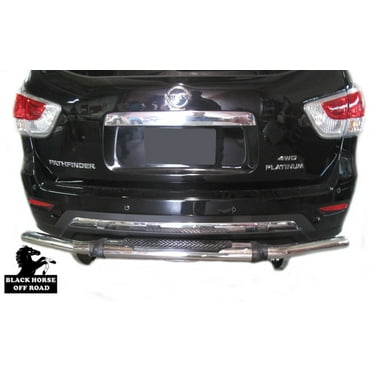 Black Horse Off Road Rear Bumper Guard Stainless Steel Stainless Steel ...