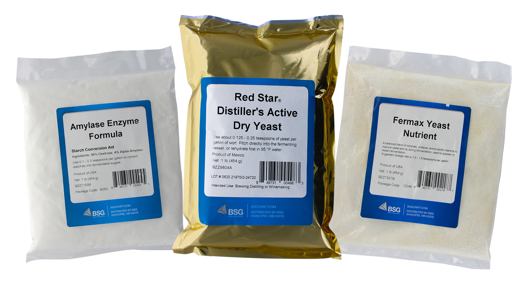 Home Brew Ohio Distiller's Yeast (Dady) , Fermax Yeast Nutrient, and ...