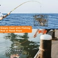 QualyQualy Castable Crab Trap, Foldable Crabbing Net with Rope & Bait ...
