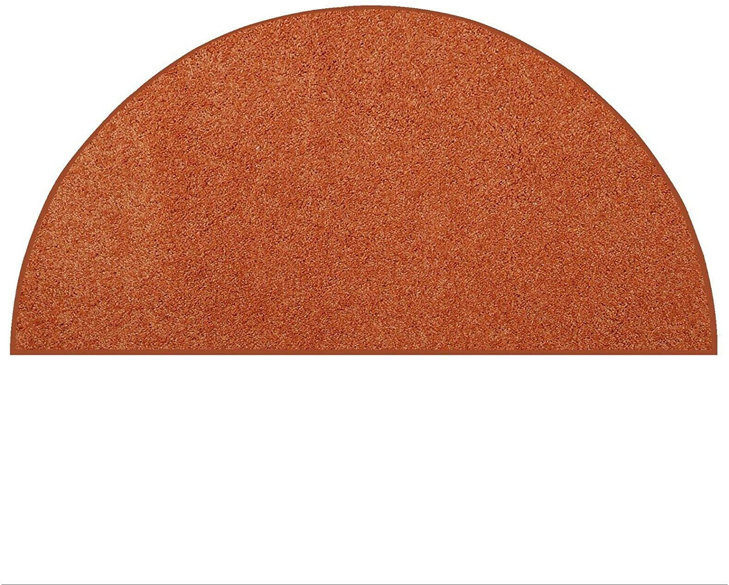 Furnish My Place DC Custom Rug - 24" x 48" Half Round, Orange, Indoor ...