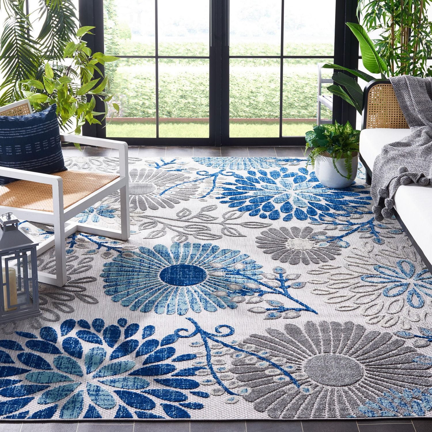 Click here for Safavieh Cabana Garnet Floral Outdoor Area Rug 10... prices