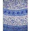 Rajasthan Block Print Round Cotton Tablecloth 72" Blue - Walmart.com