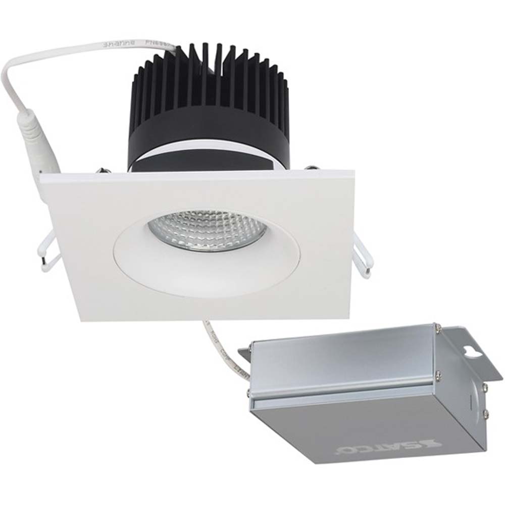 12 watt LED Direct Wire Downlight Gimbaled 3.5 inch 3000K 120 volt ...