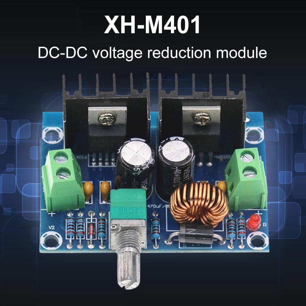 XH-M401 DC-DC Step Down Board 8A 200W Voltage Regulator Module 180KHZ ...