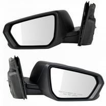 TRQ Side View Mirror Power Heated Triple Stripe Textured Black Pair for ...