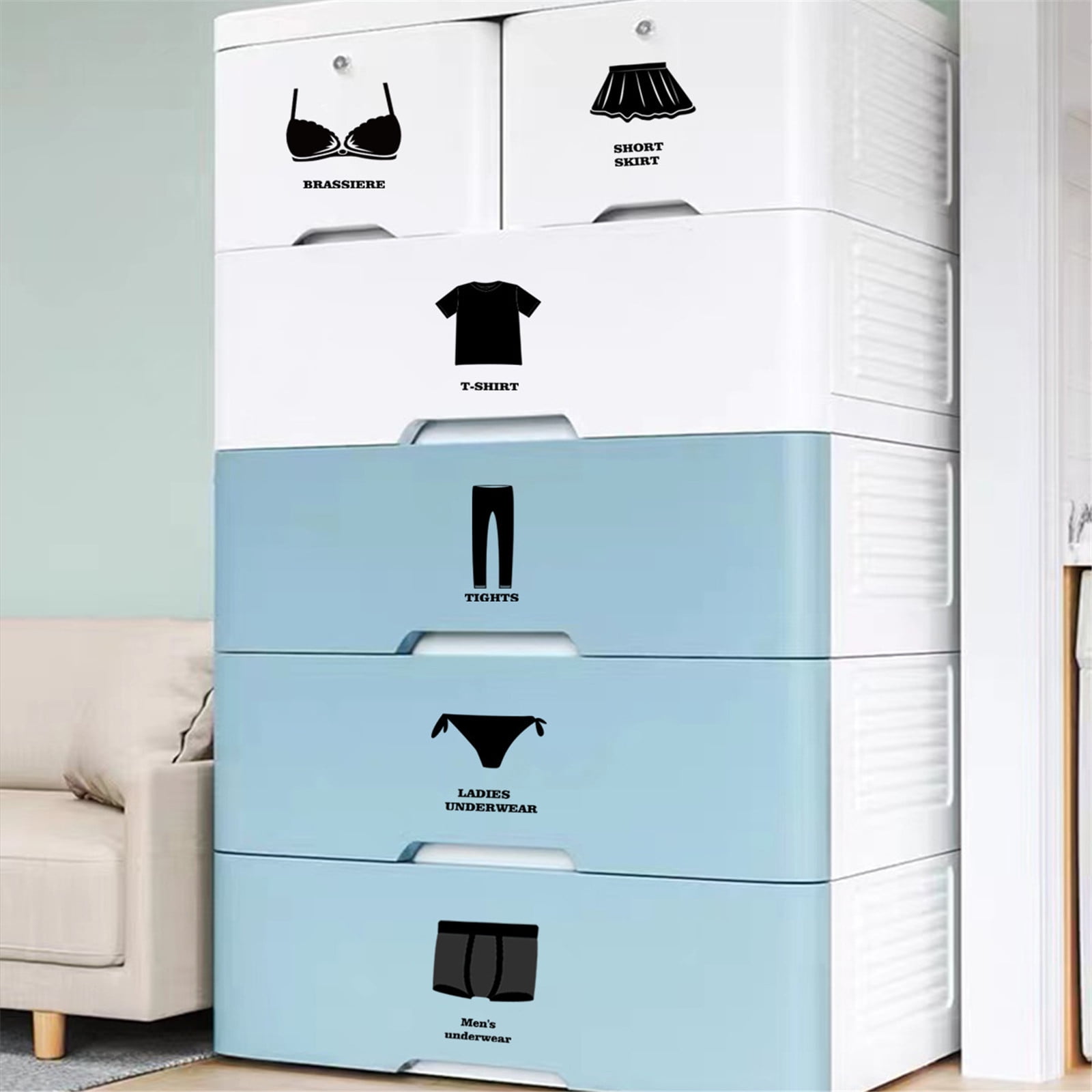 Everyday Low Price! Storage Cabinet Label Stickers - Decorative Wall ...