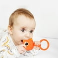 Gqtwoy Silica Gel Hand Chime for Babies, Soothing Teething Toy & Rattle ...