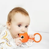 Gqtwoy Silica Gel Hand Chime for Babies, Soothing Teething Toy & Rattle ...