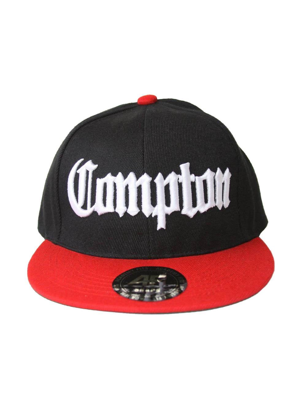 Academy Compton Snapback Hat Black / Red - Walmart.com