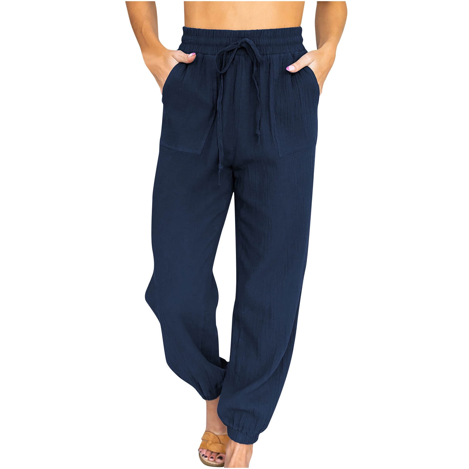 Click here for Blvb Womens High Waist Drawstring Casual Sweatpant... prices
