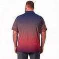 Trgacdwlo XL-8XL Big and Tall Mens Golf Shirts Gradient Quick Dry Mens ...