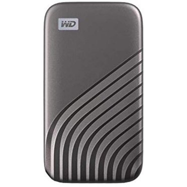 WD 500GB My Passport SSD, Portable External Solid State Drive, Gray ...