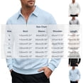 Ceisia Men's Cable Knit Textured Half Zip Long Sleeve Polo Shirt Light ...