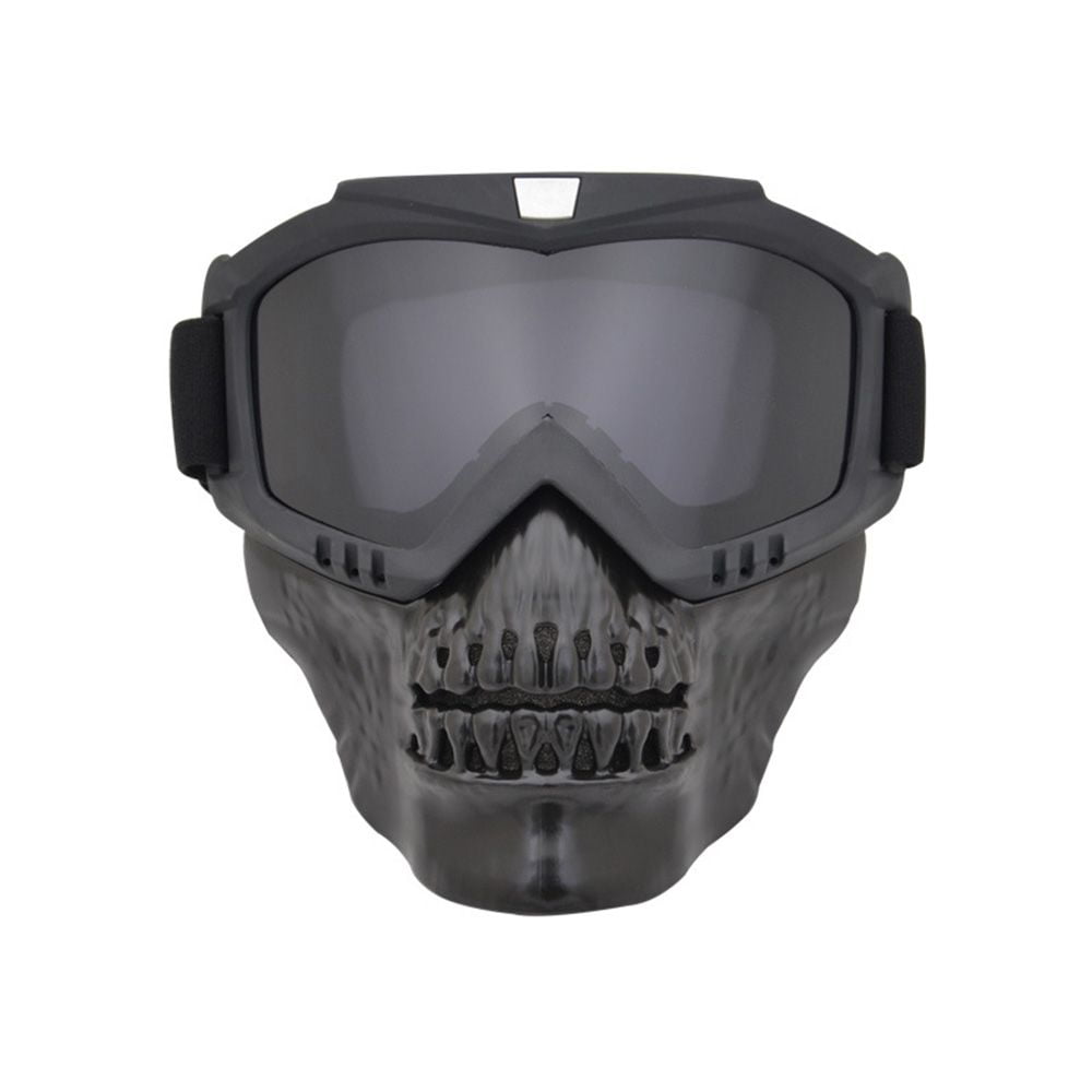 Outdoor Face Mask Motorbike Riding Protector Eyewear Skull Mask Helmet ...