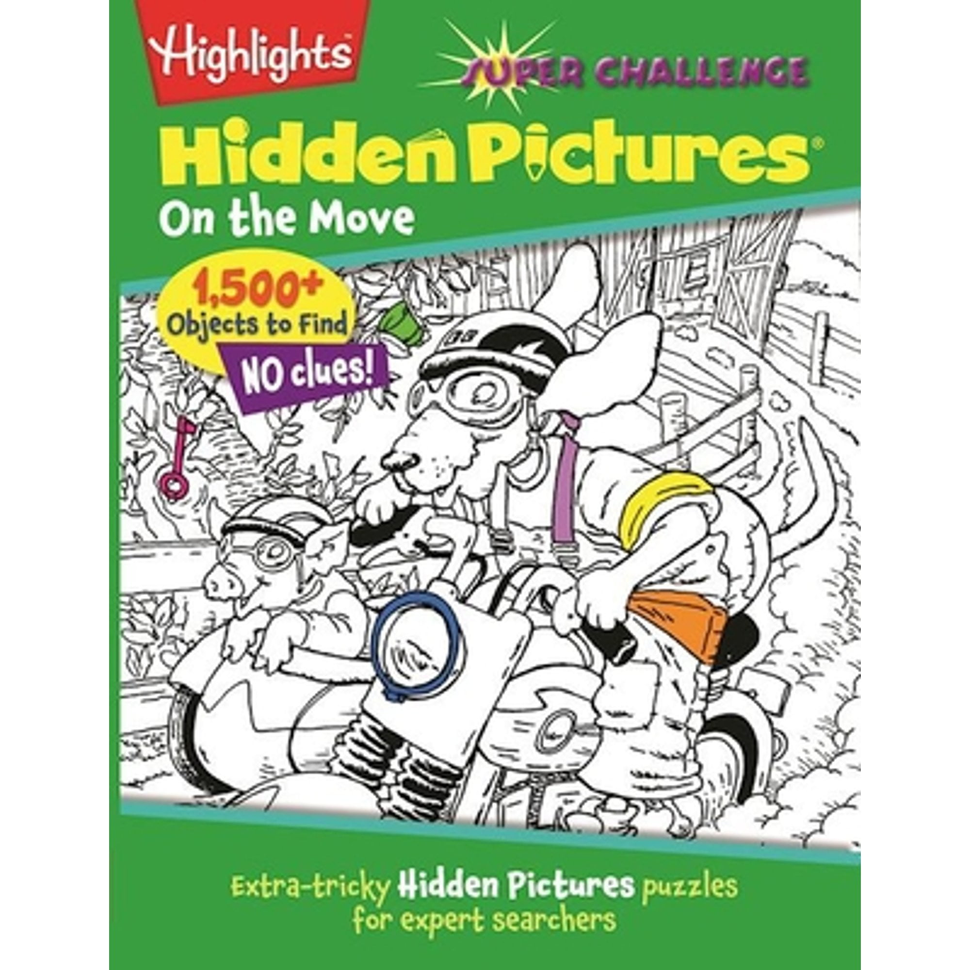 Pre-Owned On the Move: Extra-Tricky Hidden Pictures(r) Puzzles for ...