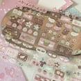Adhesive Glittering Sticker Star Strawberries Musical Note Themed ...