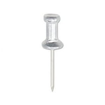 Gem Aluminum Head Push Pins Aluminum Silver 3/8" 100/Box CPAL3 ...