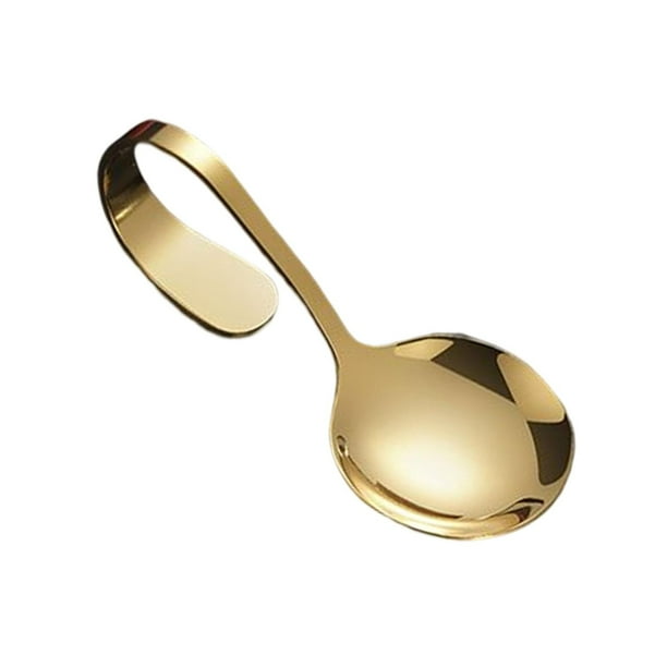 jifeng Serving Spoon Stainless Steel Spoon Soup Spoon Round Polished ...
