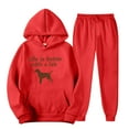 Jinhomg Womens Sweatsuits 2 Piece Sets Cute Valentine's Day Tracksuit ...