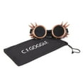DODOING Steampunk Goggles Vintage Spiked Goggles Glasses Welding Cyber ...